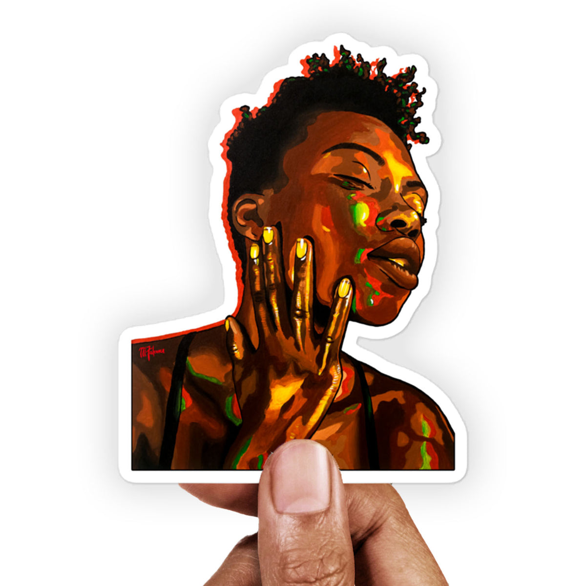 Brown Skin Girl STICKER – M.Falconer